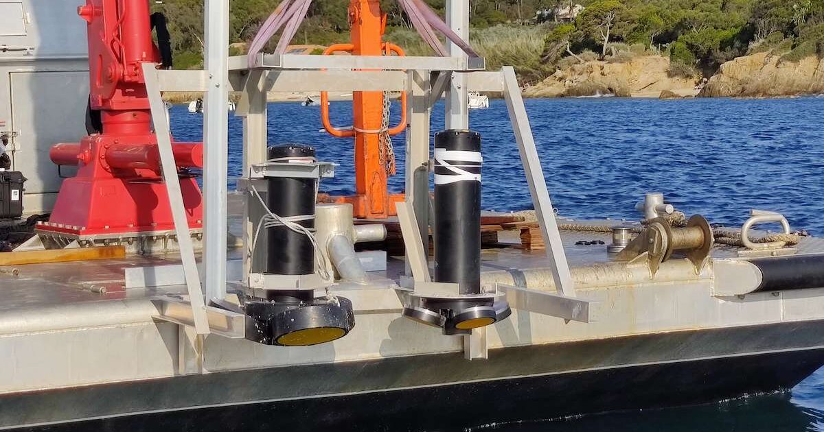 Nortek | Dual frequency, long-range vessel-mounted ADCP provides…