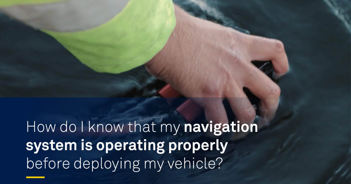 Nortek | Video: How do I know that my navigation system is…