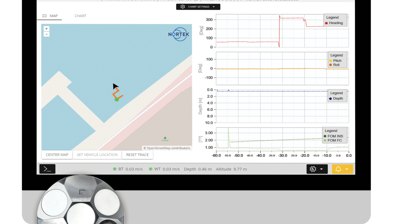 Nortek | Underwater navigation sensor package enables micro-AUV…