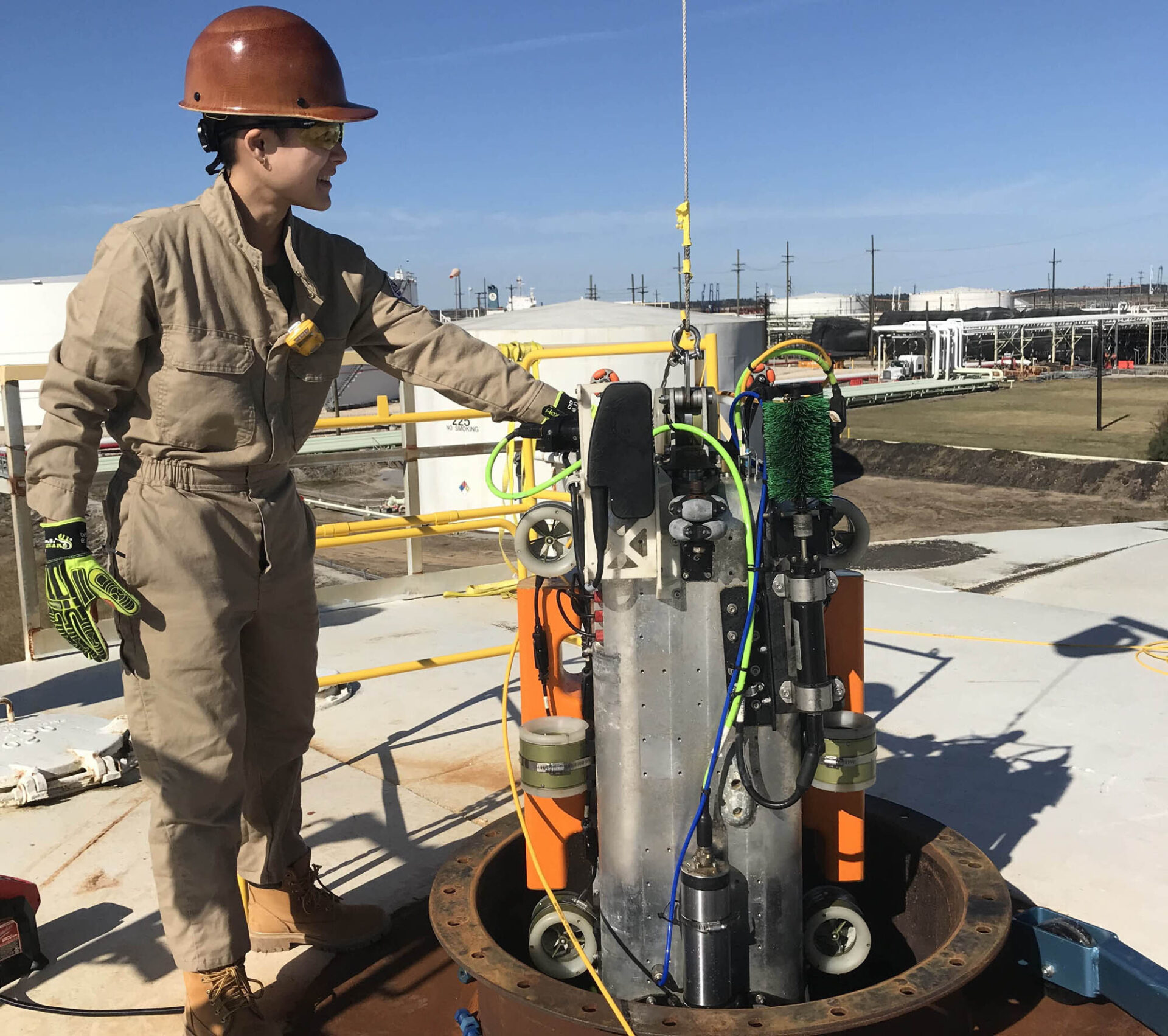 Nortek | Navigation accuracy to tank inspection robots in a harsh…