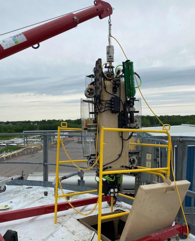 Nortek | Navigation accuracy to tank inspection robots in a harsh…